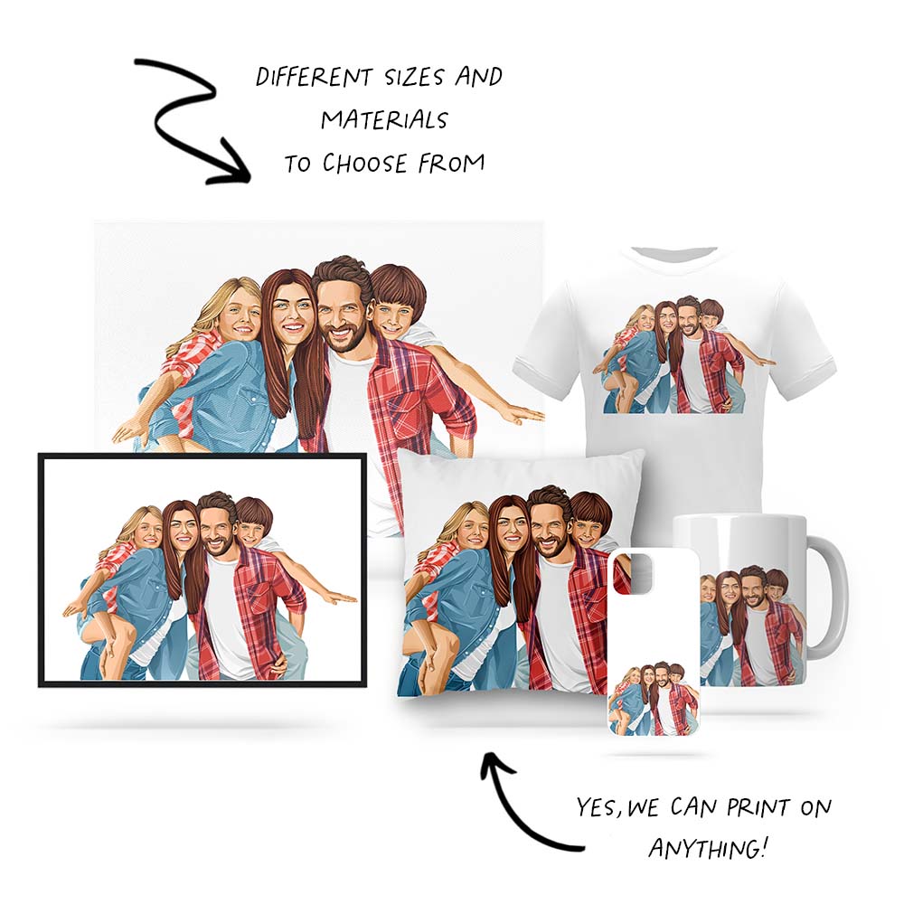 The Custom Portrait Shop™ - Turn Photos Into Memorable Art